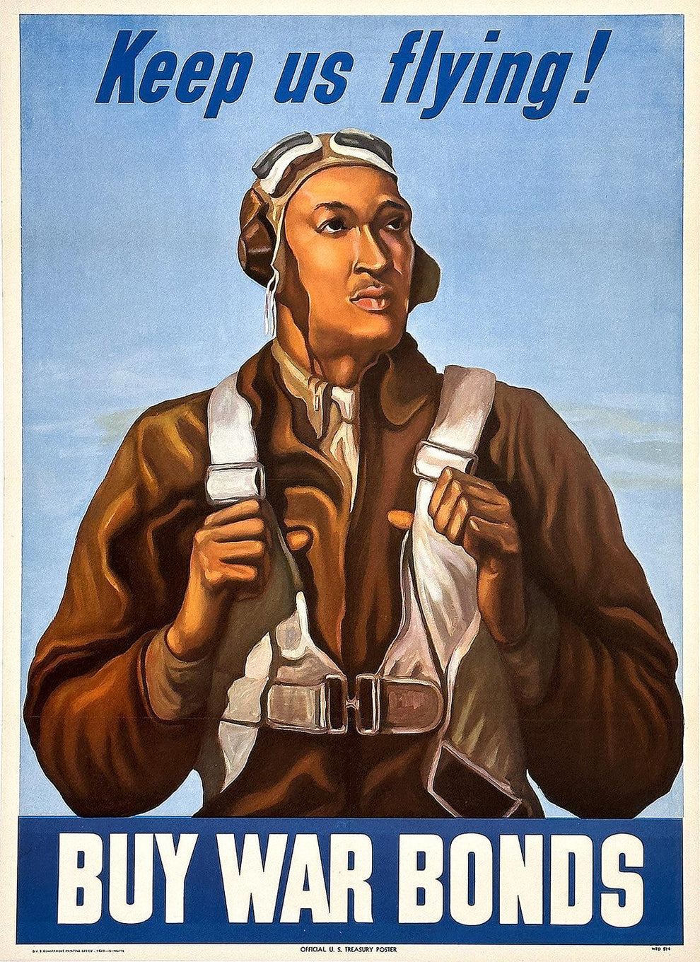 Keep Us Flying Tuskegee Airman Buy War Bonds Poster 1943 – The Ross Art ...